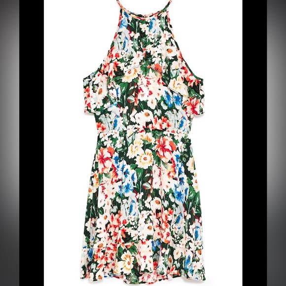 Zara | Dresses | Zara Spring Floral Mini Dress | Poshmark
